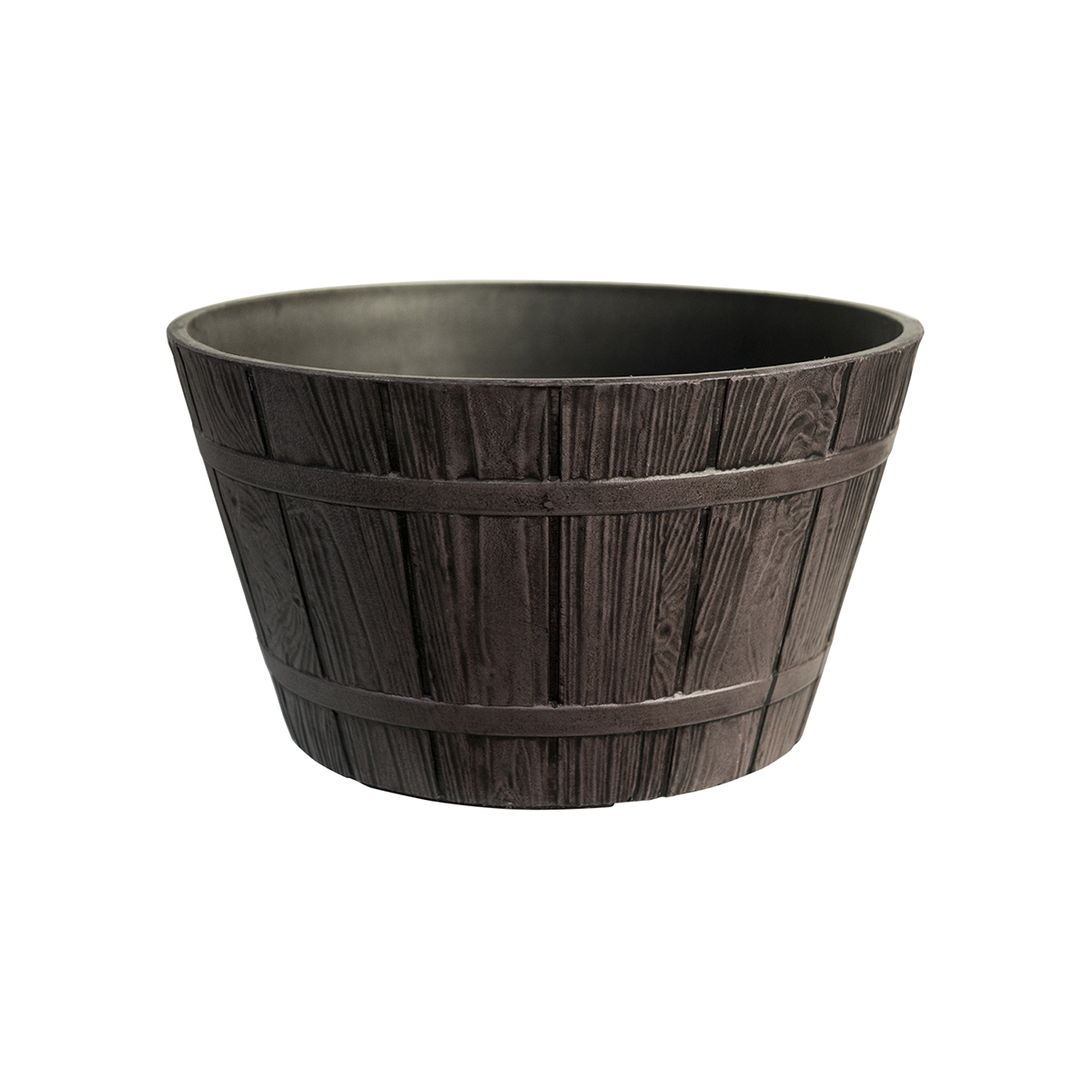 Round Wood Effect Barrel Plant Pot Planters from China manufacturer ...